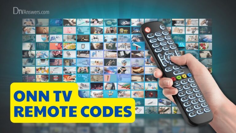 ONN TV Universal Remote Code List & Programming Guide