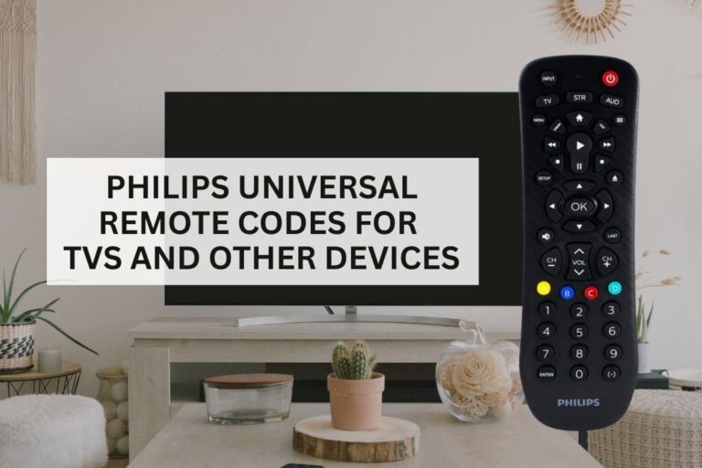 Philips Universal Remote Codes: 3, 4 & 5-Digit Setup Guide